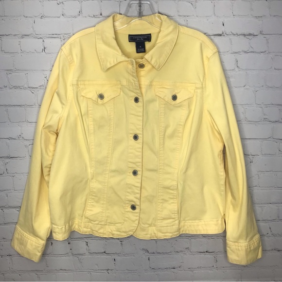 Charter Club | Jackets & Coats | Charter Club Jean Shop Yellow Jean ...